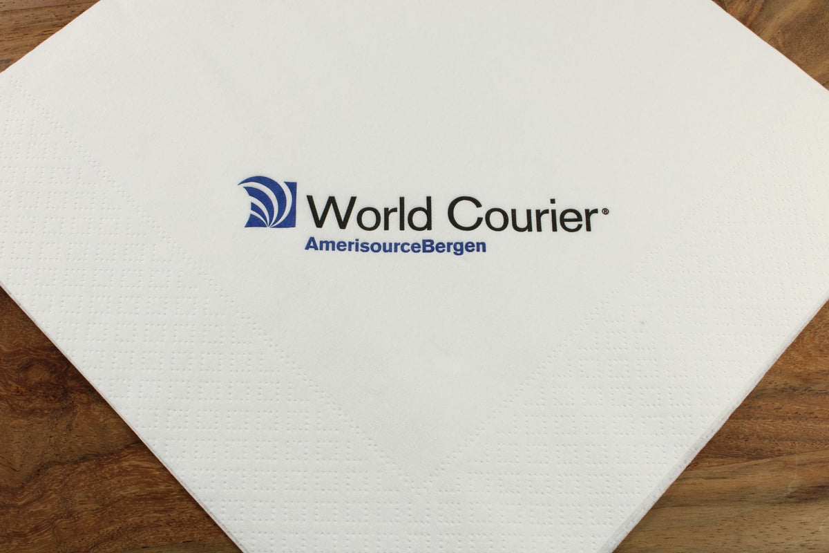 Custom-Printed Dinner Napkins branded with your logo & Drinksware UK
